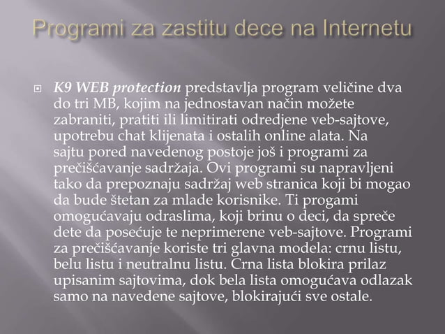 Bezbednost na internetu 3 | PPTX