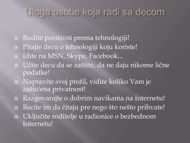 Bezbednost na internetu 3 | PPTX