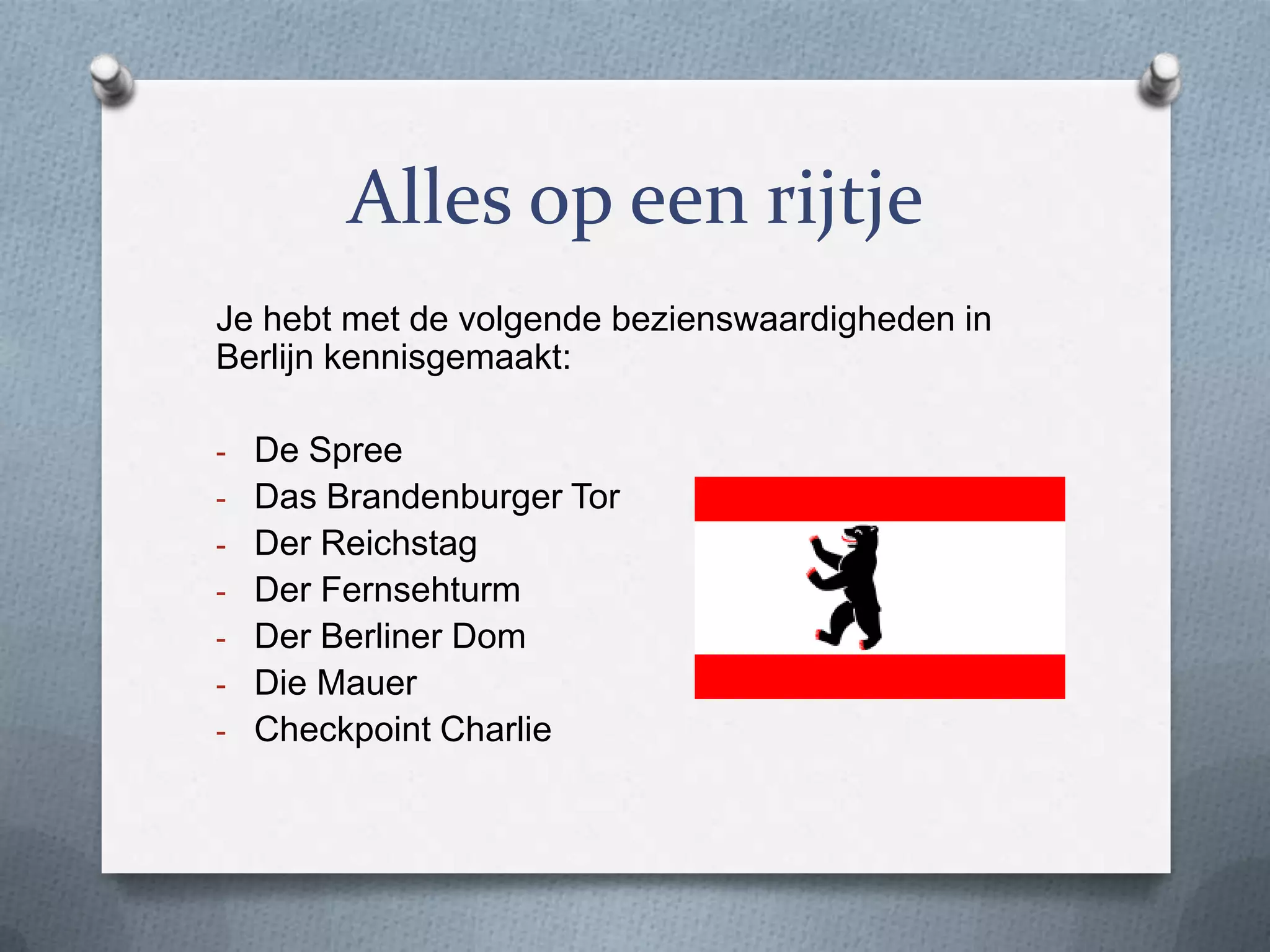 Bezienswaardigheden Berlijn | PPTX