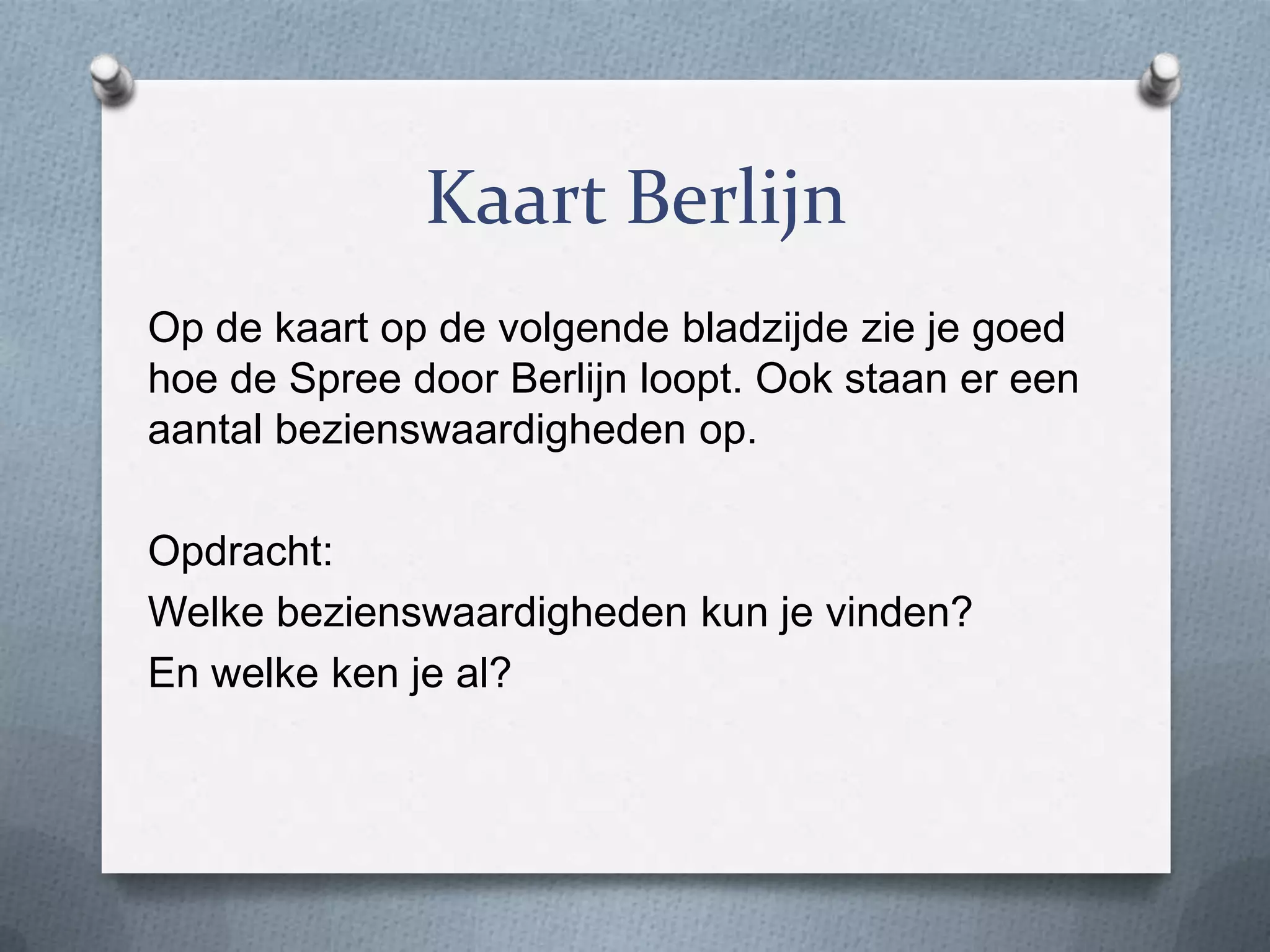 Bezienswaardigheden Berlijn | PPTX