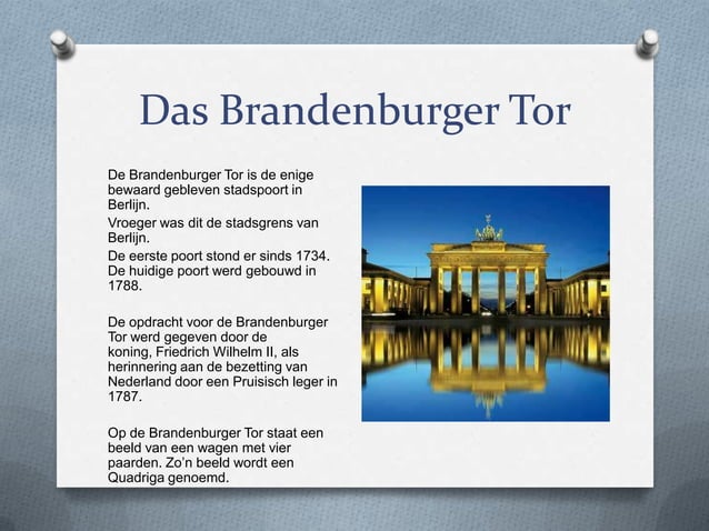 Bezienswaardigheden Berlijn | PPTX