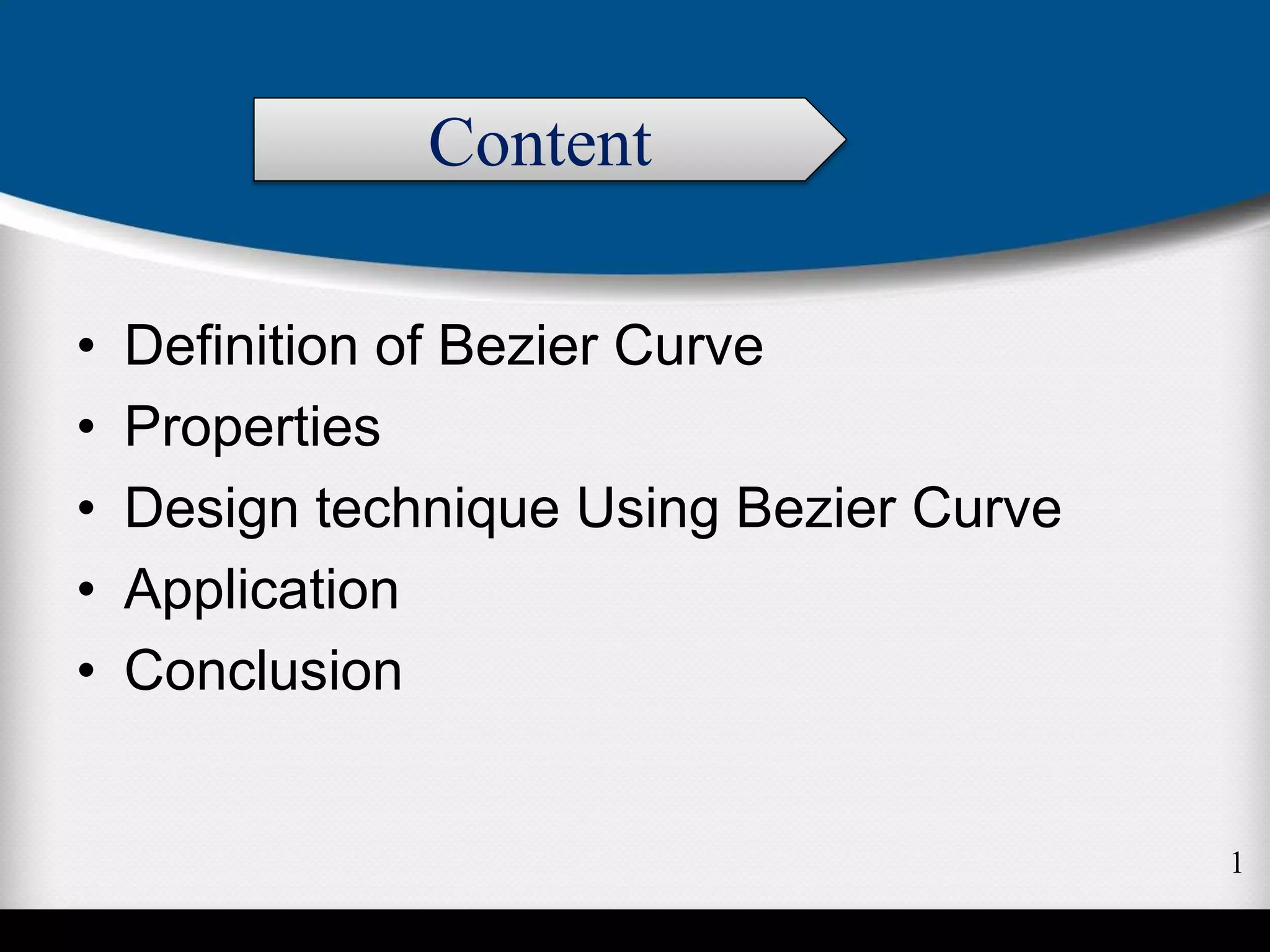 Bezier curve computer graphics | PPTX