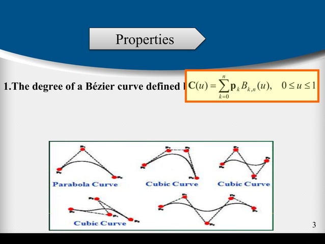 Bezier curve computer graphics | PPTX