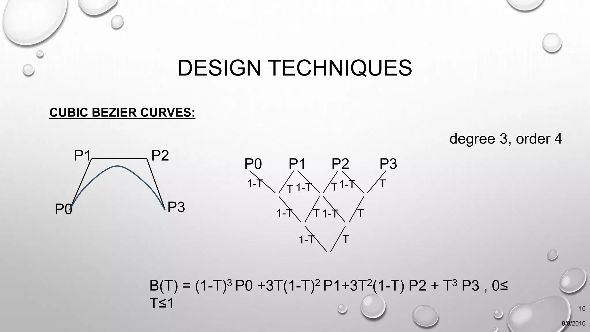 Bezier curve computer graphics | PPTX | Technology & Computing