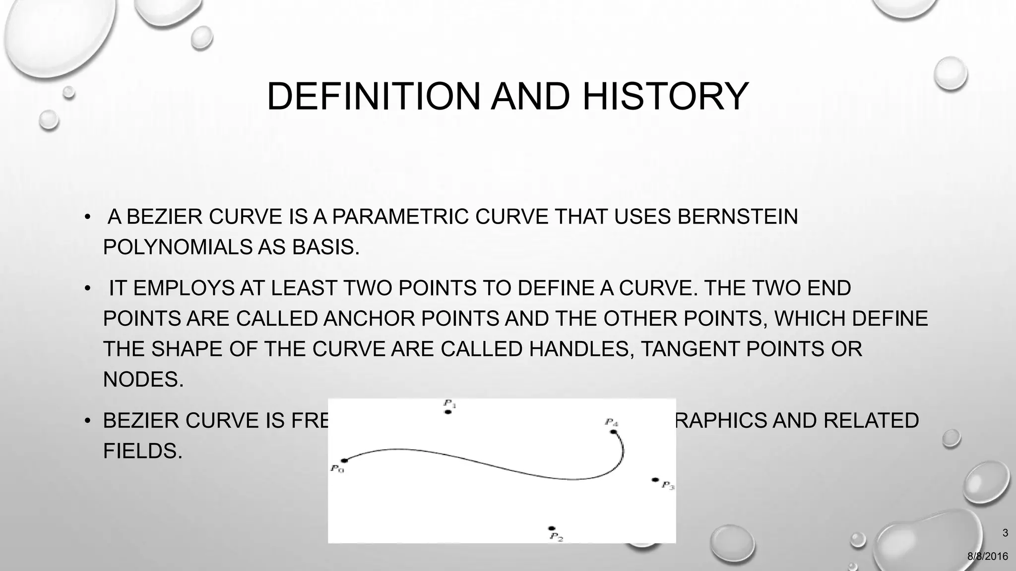 Bezier curve computer graphics | PPTX | Technology & Computing