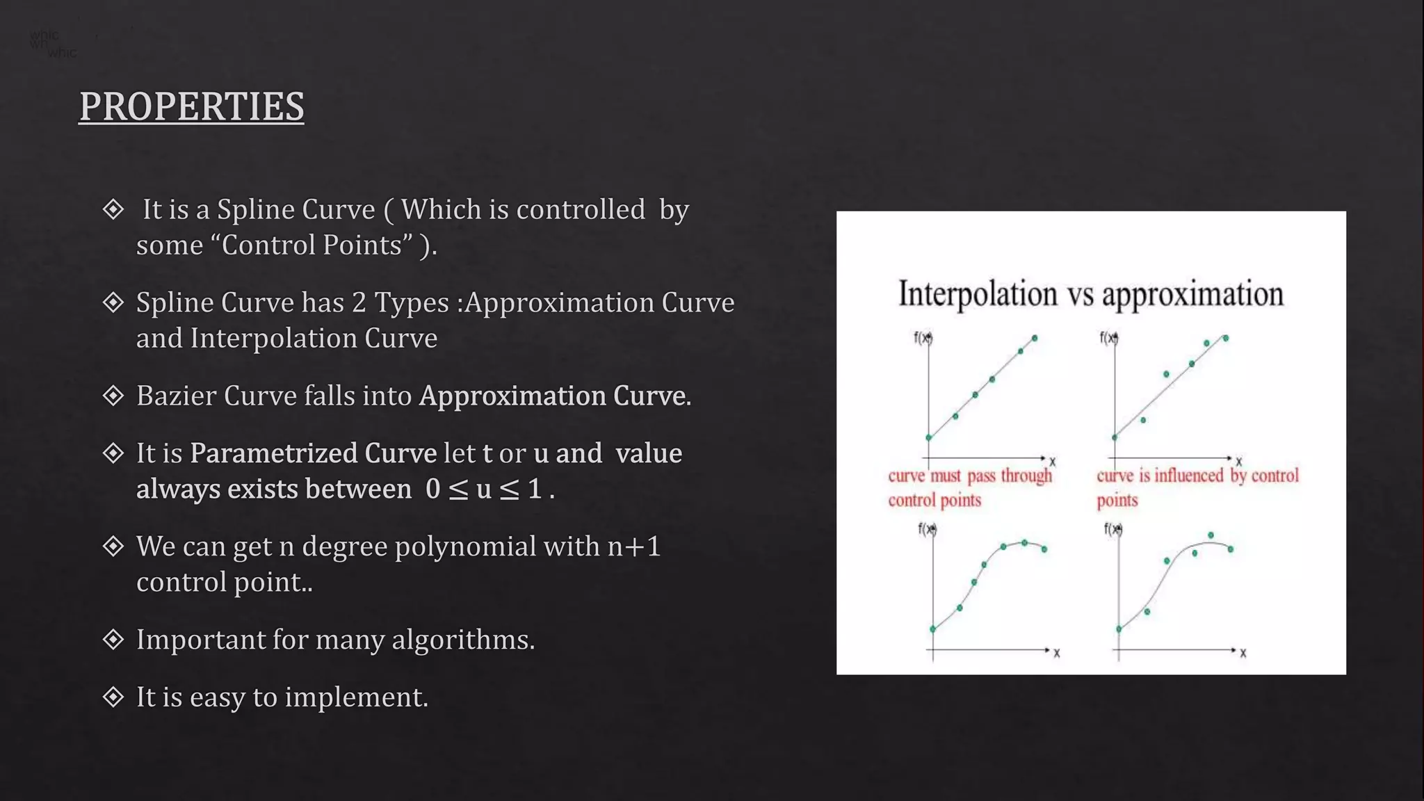 Bezier Curve(Computer Graphics) | PPT