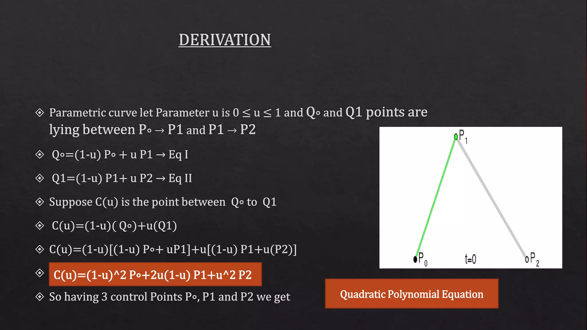 Bezier Curve(Computer Graphics) | PPT