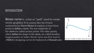 Bezier Curve(Computer Graphics) | PPT