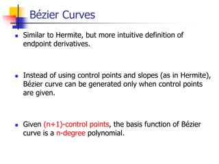 Bezier curve | PPTX