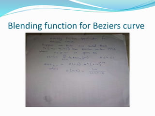 Beziers curve | PPTX | Technology & Computing