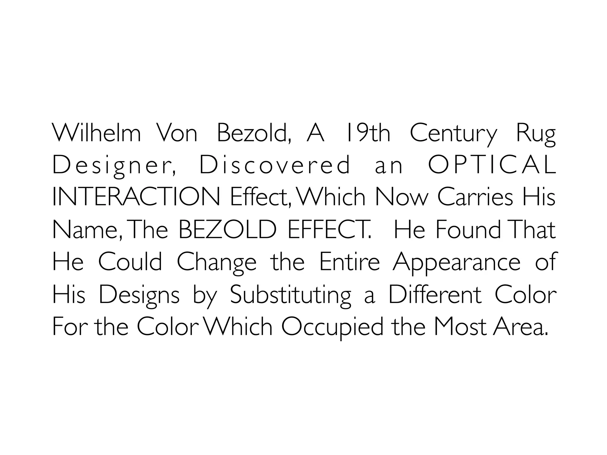 Bezold Effect | PPT