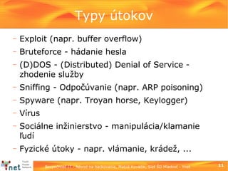 Bezpečnosť IT - návod na hackovanie | PDF