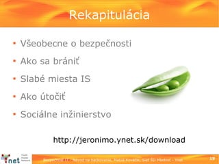 Bezpečnosť IT - návod na hackovanie | PDF