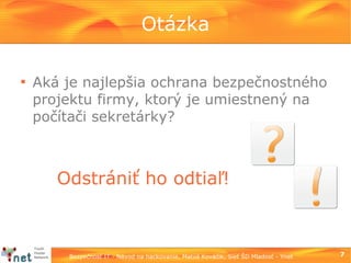 Bezpečnosť IT - návod na hackovanie | PDF