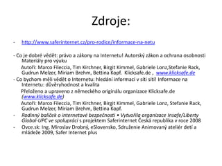 Bezpečnost na internetu | PPTX