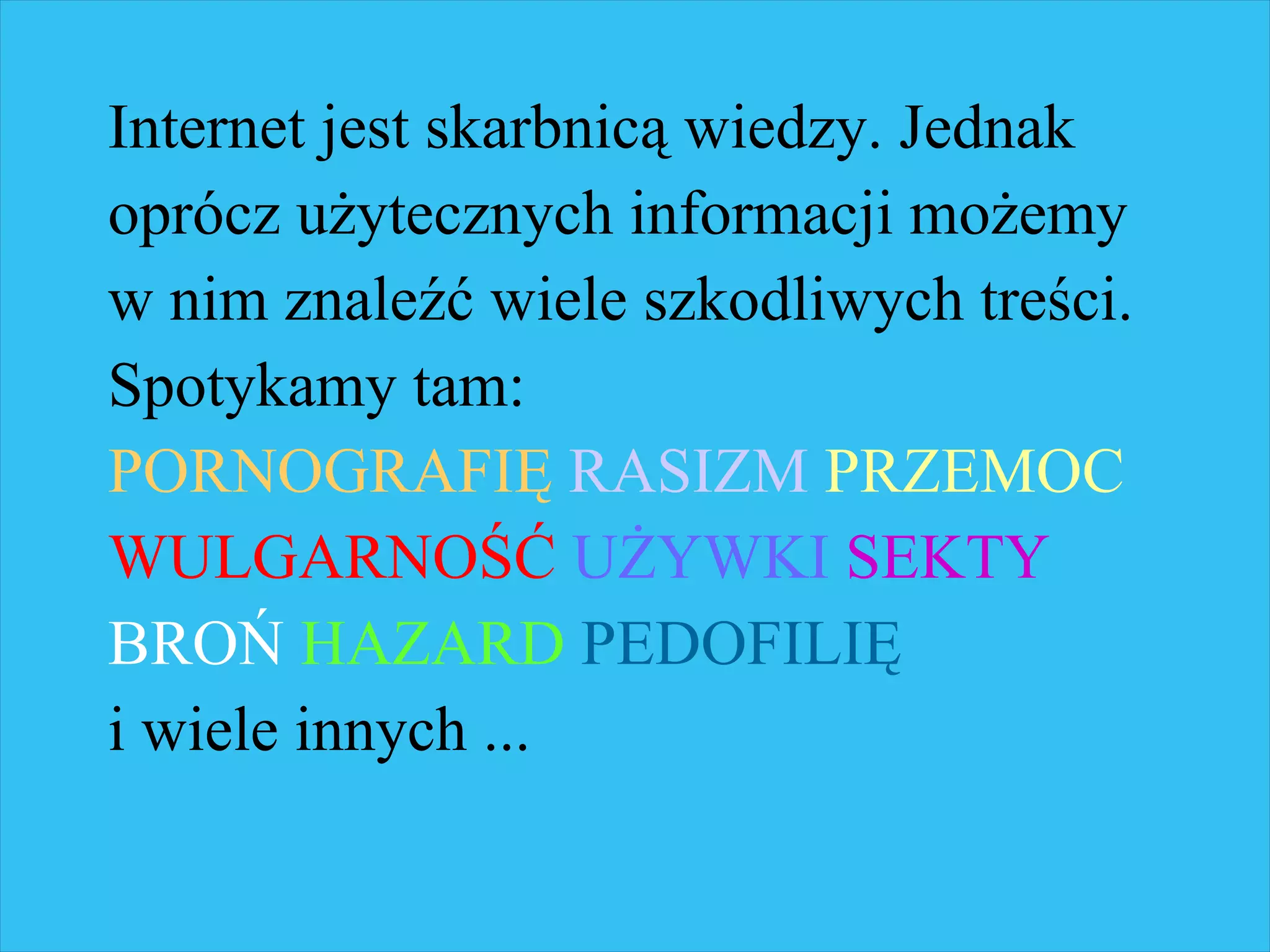 Bezpieczny Internet - Magda Michalska | PDF