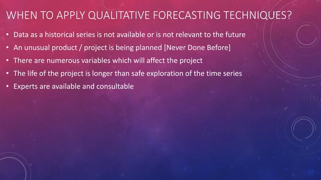 BF-10 Qualitative Forecasting.pdf | Science