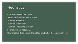 Expected Utility Theory Prospect Theory Disposition Effect