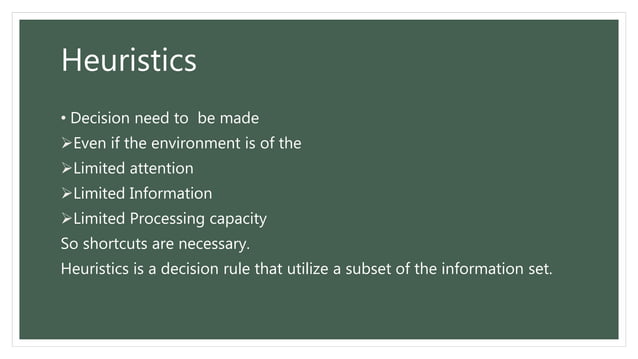 Expected Utility Theory Prospect Theory Disposition Effect Heuristics And Biases Pptx