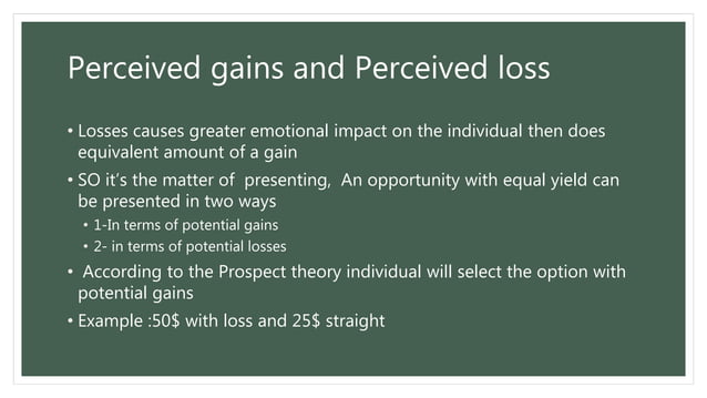 Expected Utility Theory Prospect Theory Disposition Effect Heuristics And Biases Pptx