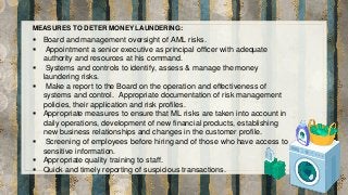 KYC, AML, CFT & BANK OBLIGATION UNDER PMLA 2002 | PPT
