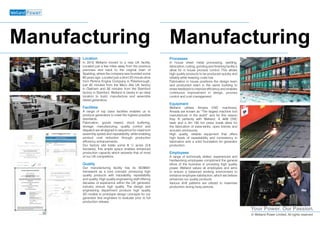 Welland Power Brochure 2015 | PDF