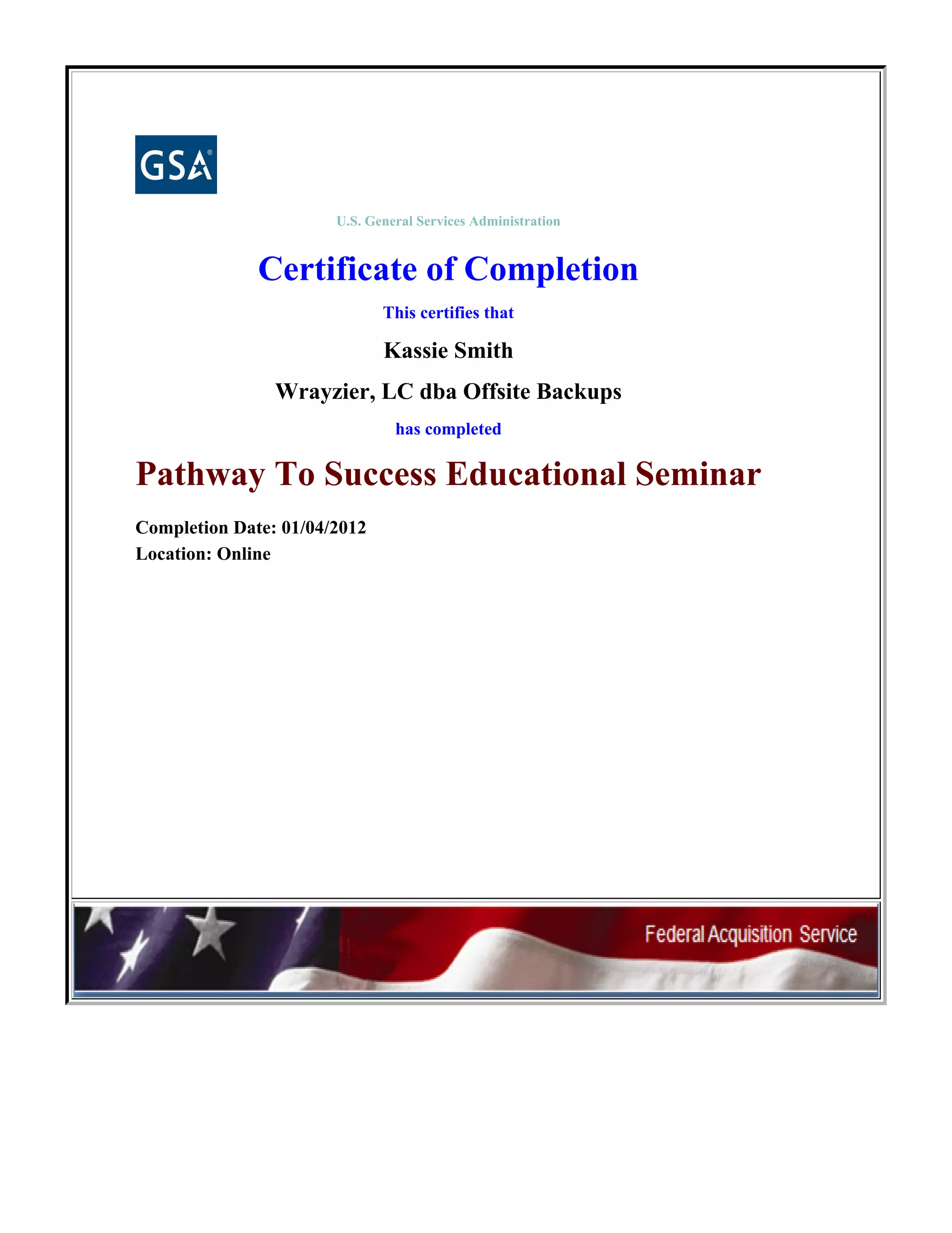 TrainingCertificatePage | PDF