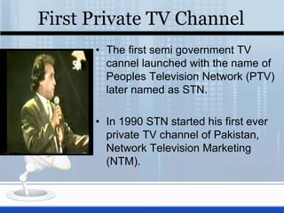 Role Of Television In Pakistan | PPTX