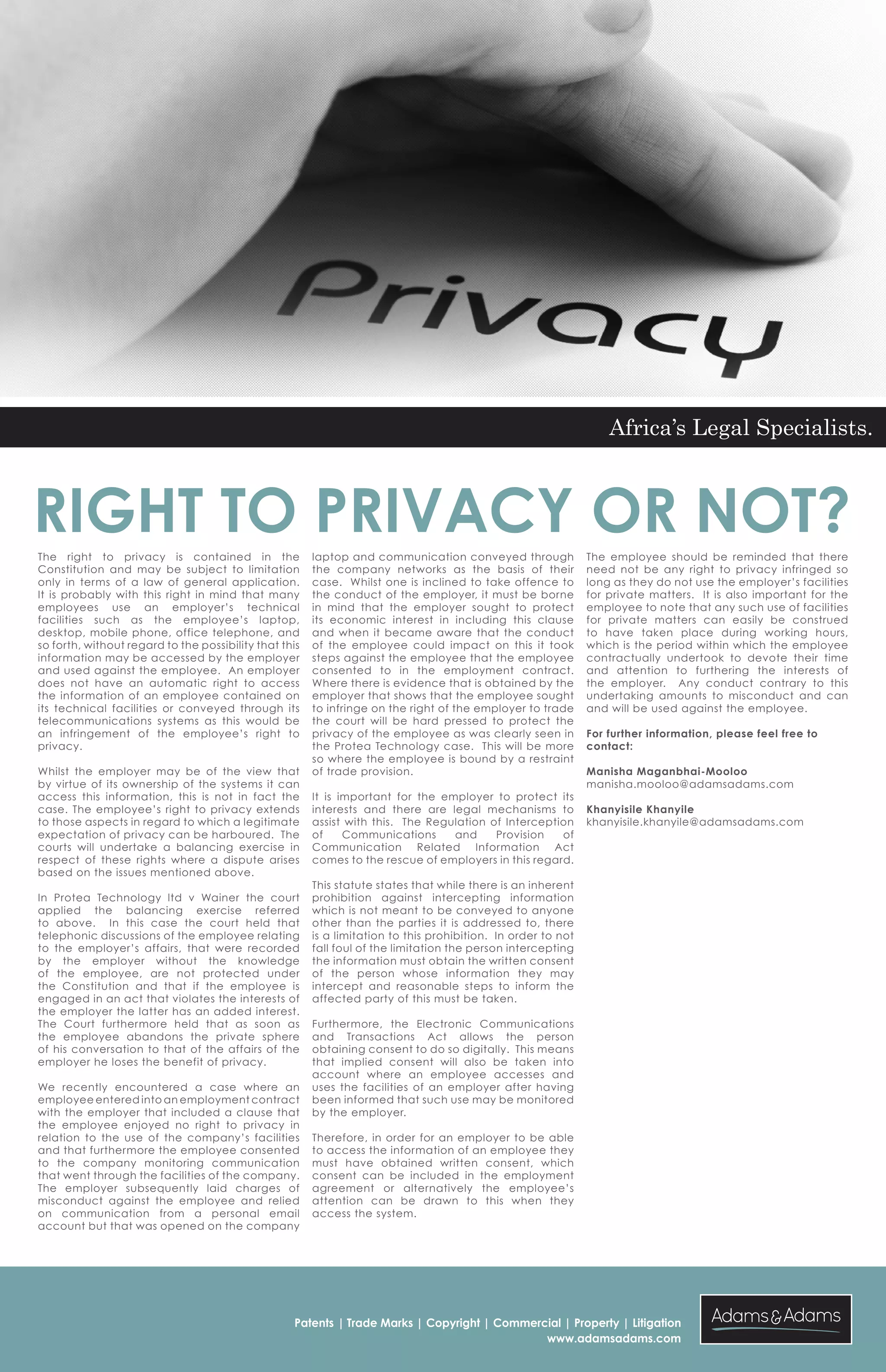 RIGHT_TO_PRIVACY_OR_NOT | PDF