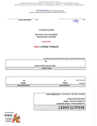 TRANSCRIPT - CIArb MEMBER | PDF