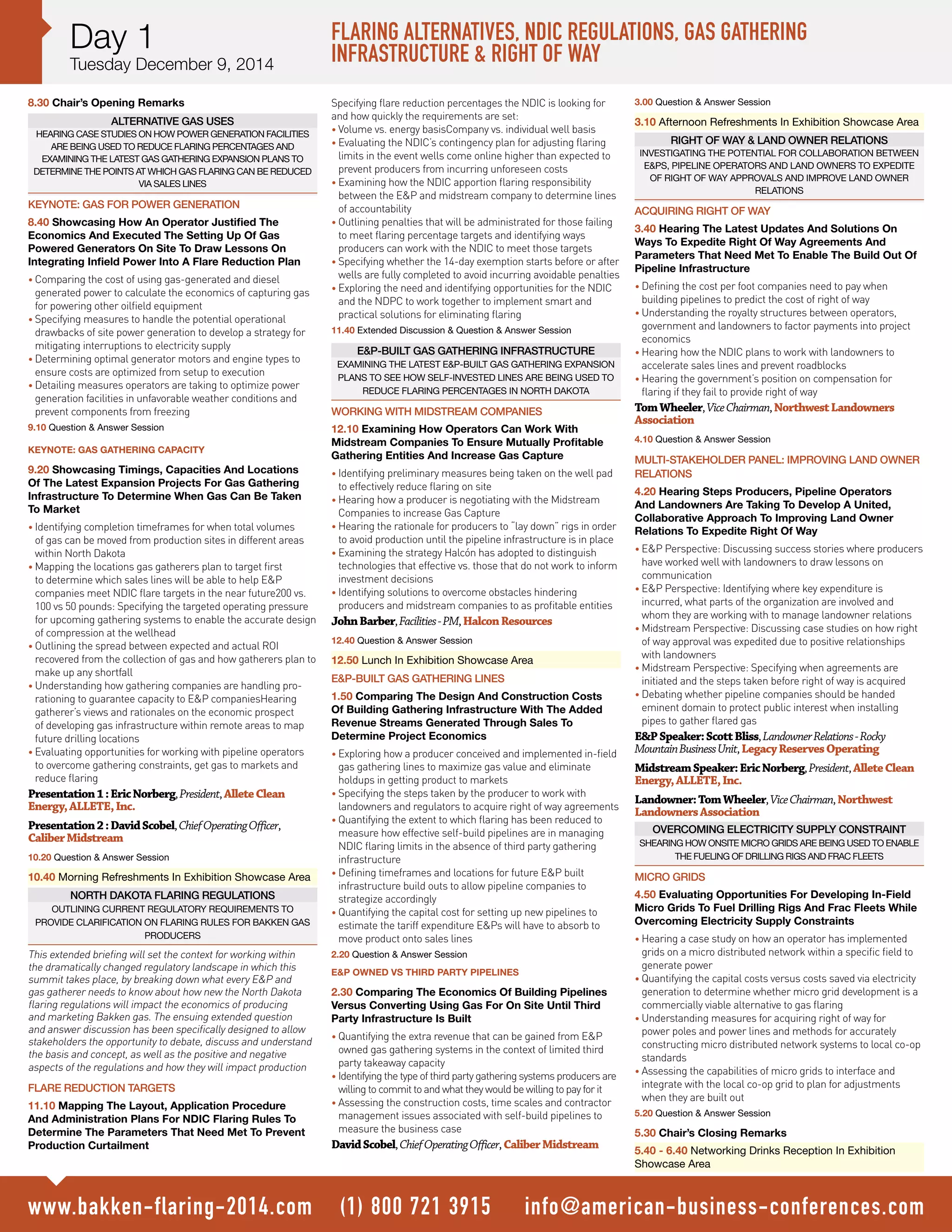 Bakken Flaring Alternatives & Gas Capture 2014 | PDF