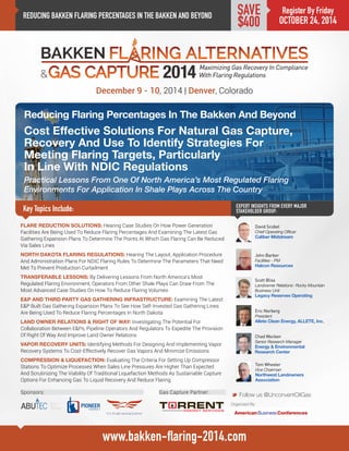 Bakken Flaring Alternatives & Gas Capture 2014 | PDF