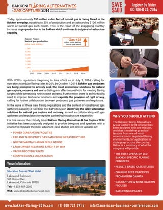 Bakken Flaring Alternatives & Gas Capture 2014 | PDF