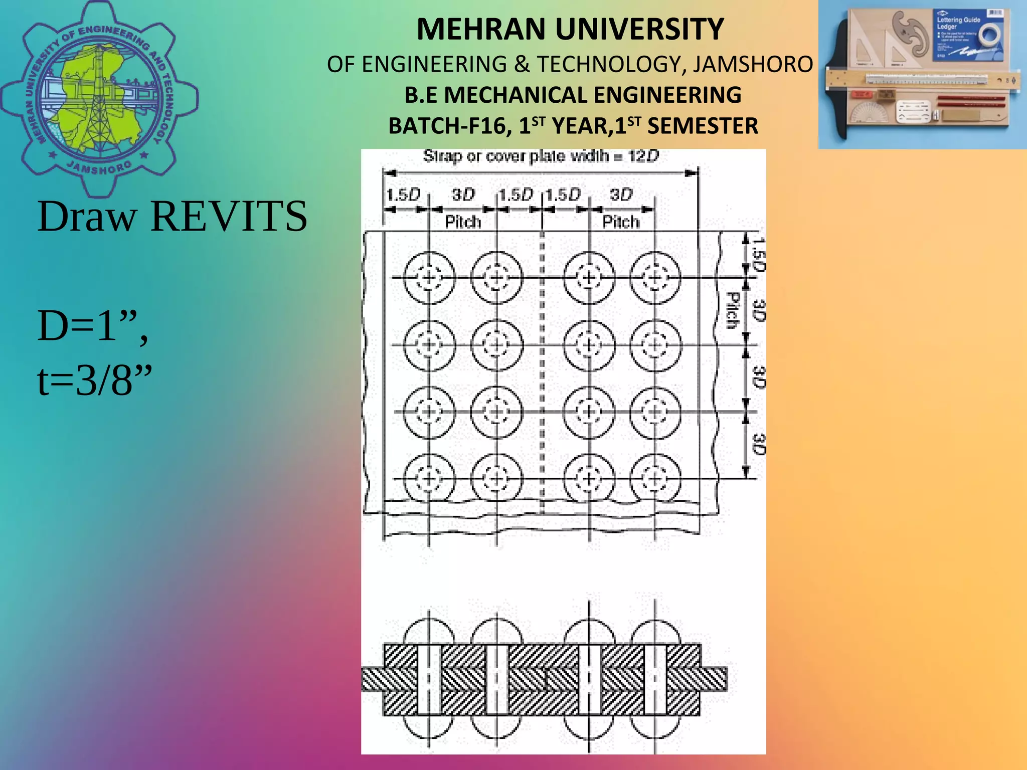 Drawing of Rivets | PPT