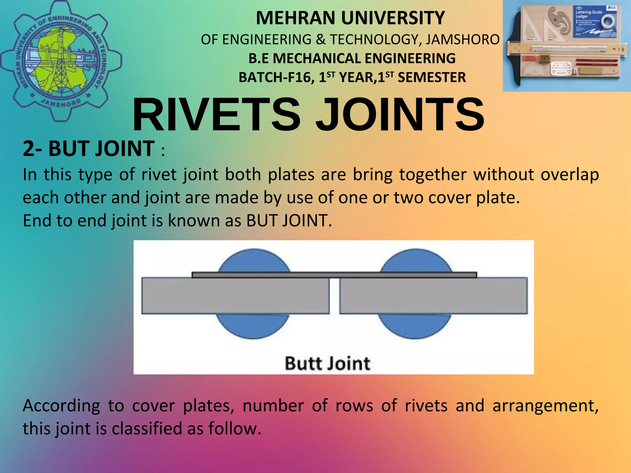 Drawing of Rivets | PPT