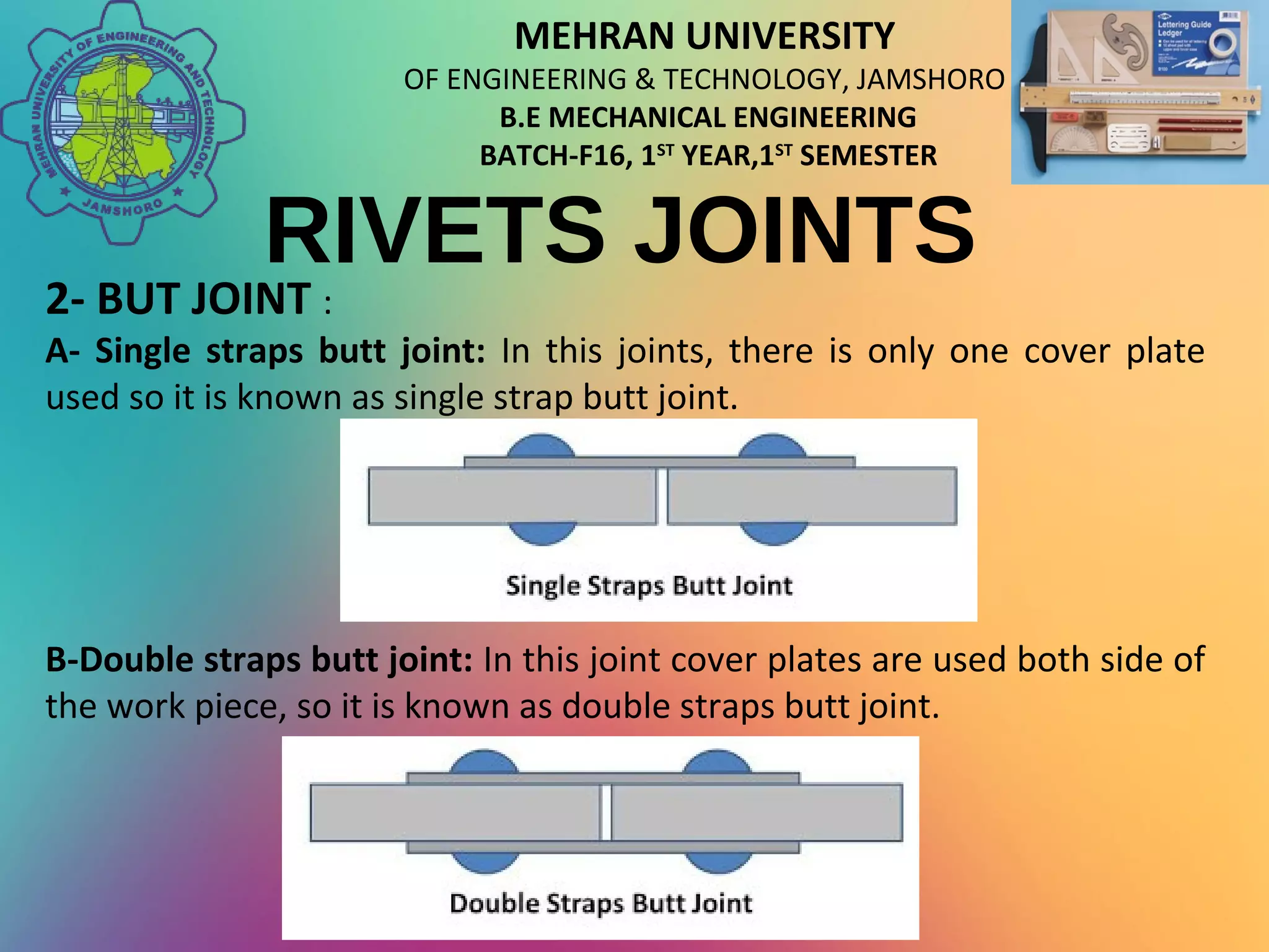 Drawing of Rivets | PPT