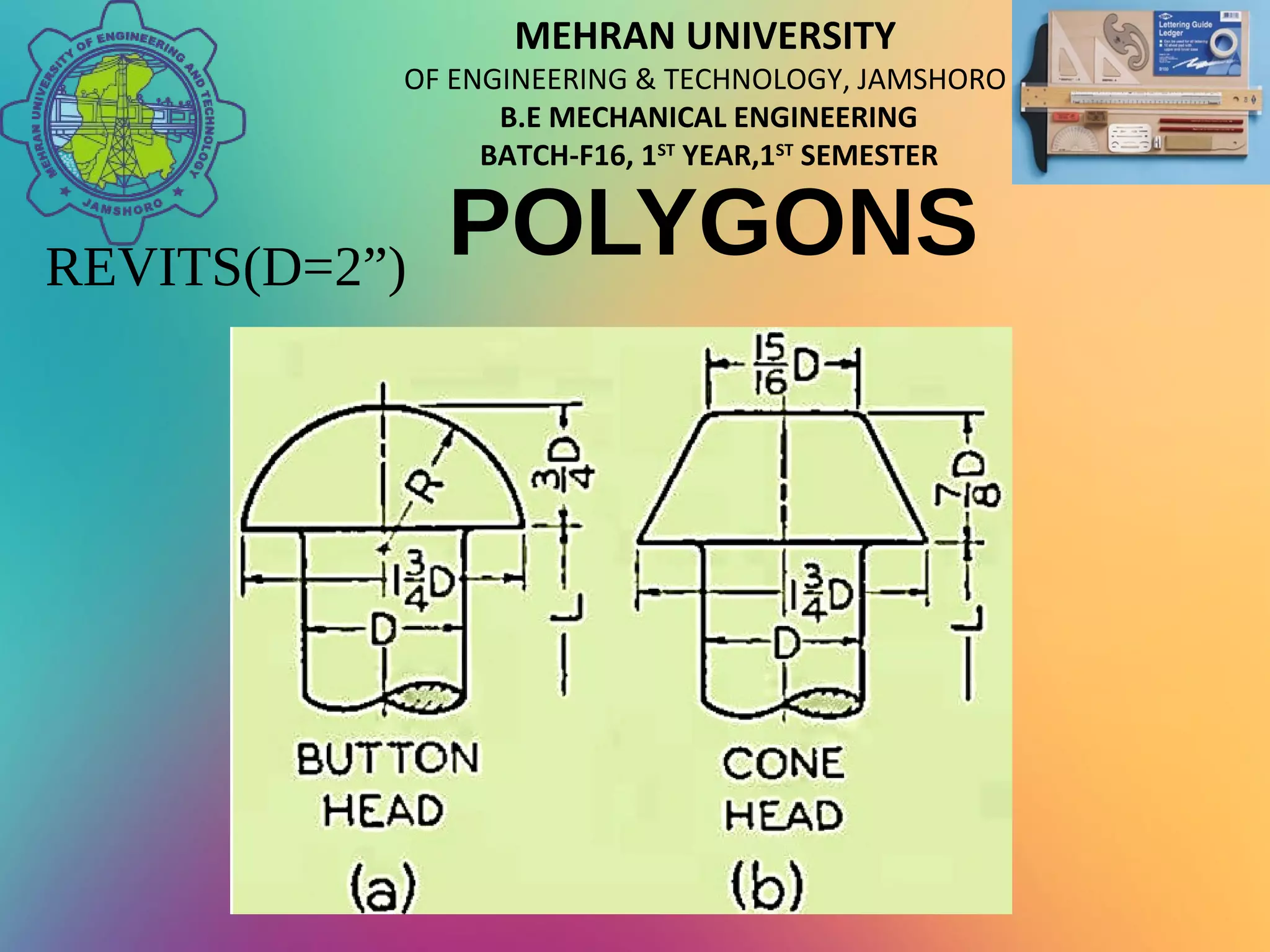 Drawing of Rivets | PPT