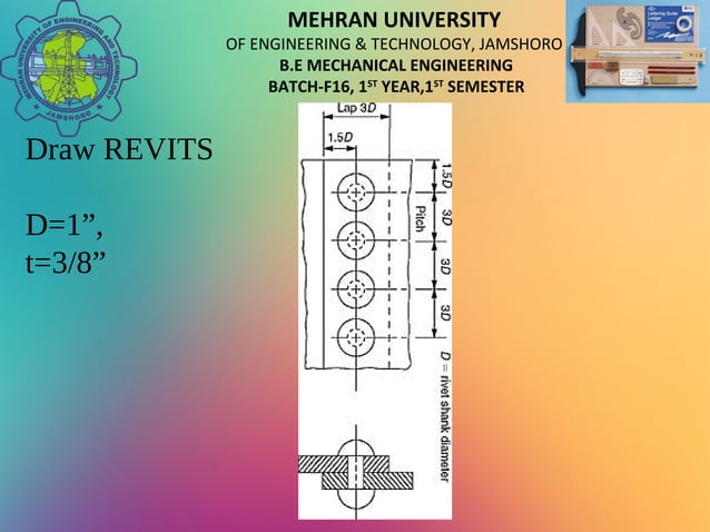 Drawing of Rivets | PPT