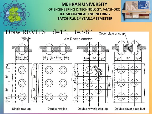 Drawing of Rivets | PPT