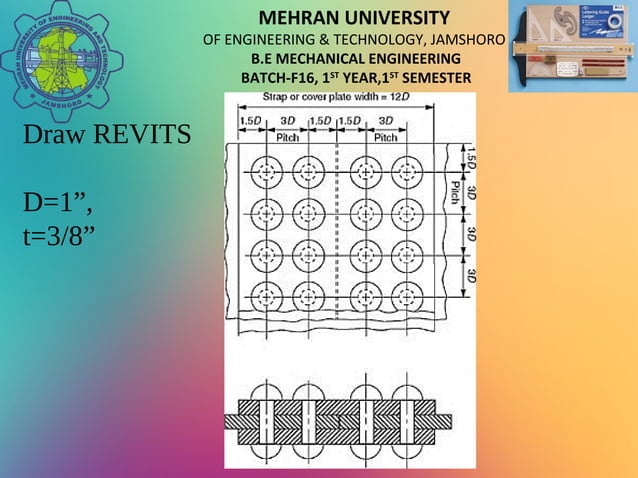 Drawing of Rivets | PPT