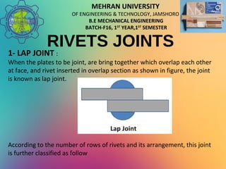 Drawing of Rivets | PPT