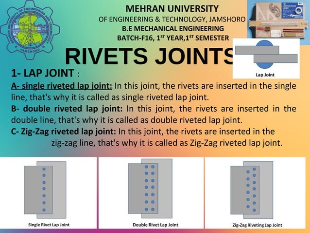 Drawing of Rivets | PPT