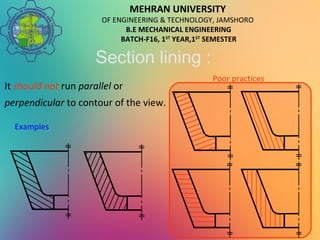 Sectioning | PPT | Drawing and Sketching | Arts and Crafts