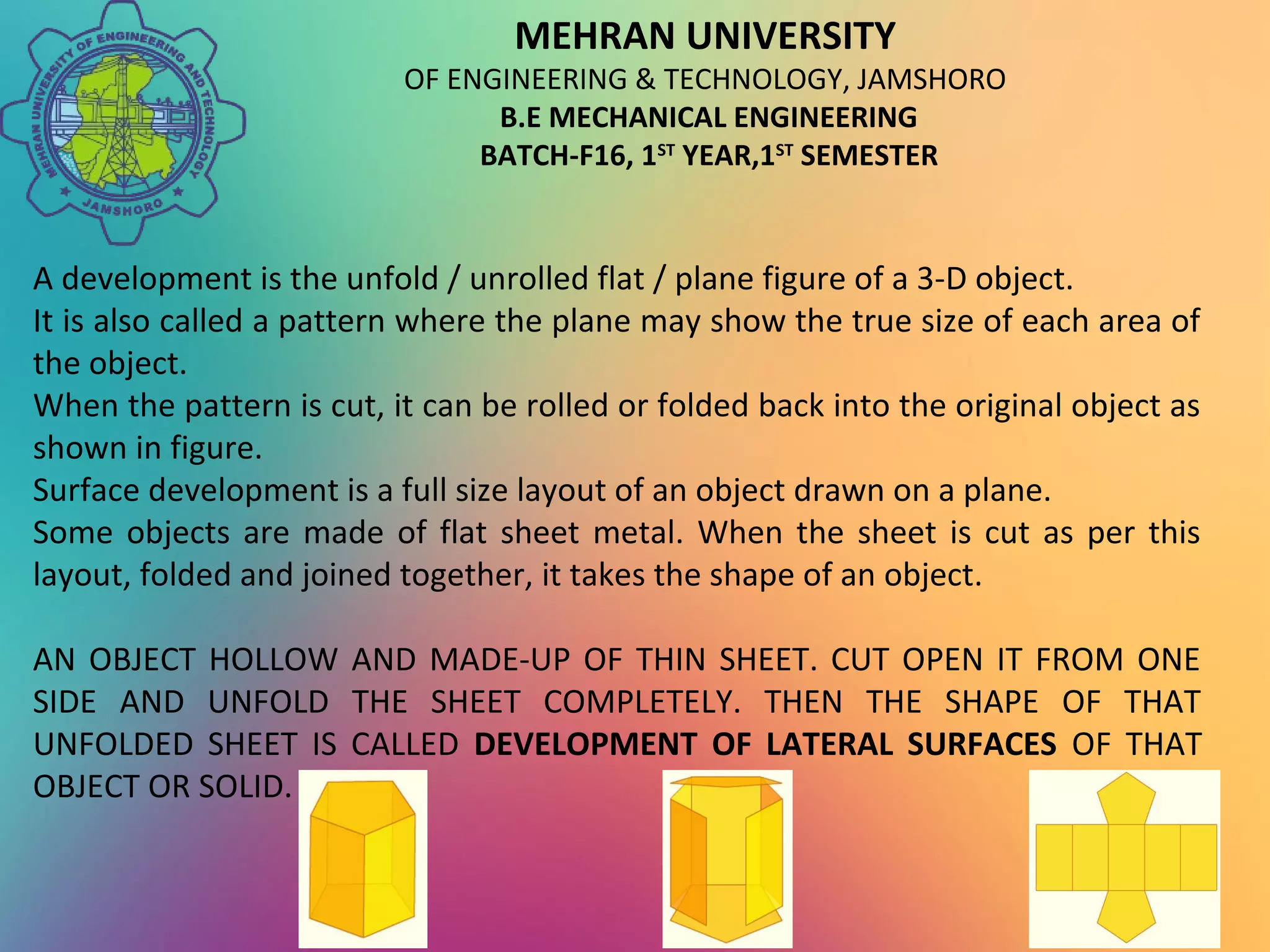 Surface Development | PPT