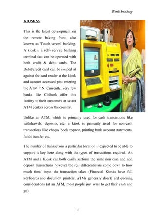 kiosk banking | PDF