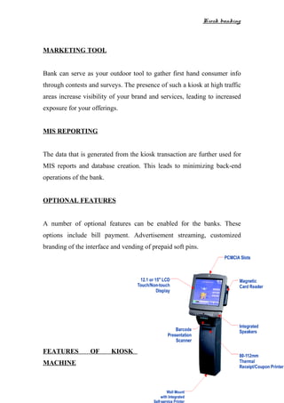 kiosk banking | PDF