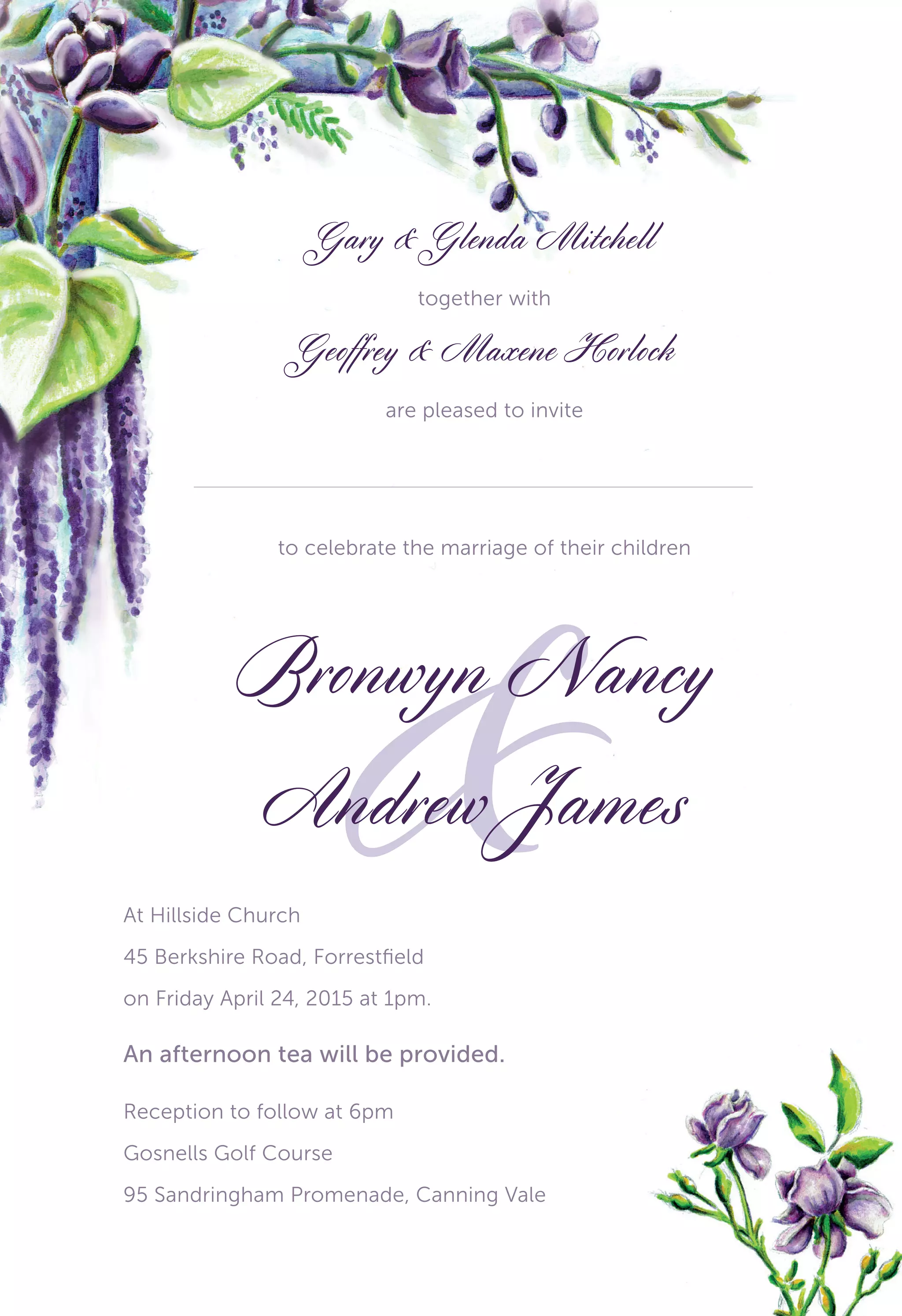reception invite | PDF