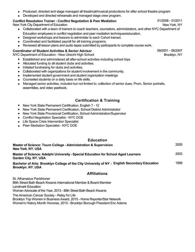 Sara Steinweiss Resume 2016 | PDF