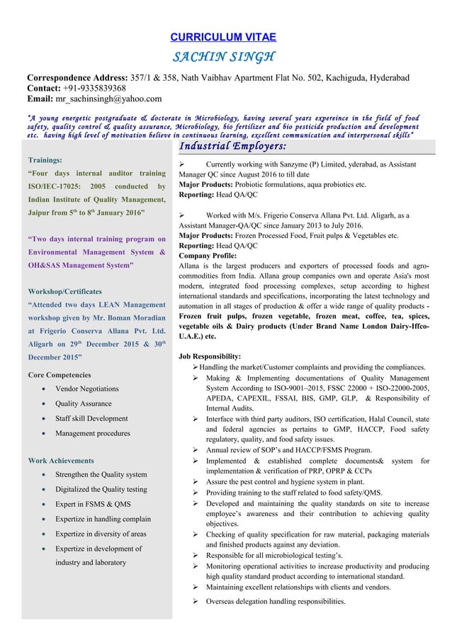 Sachin resume updated (1) | PDF
