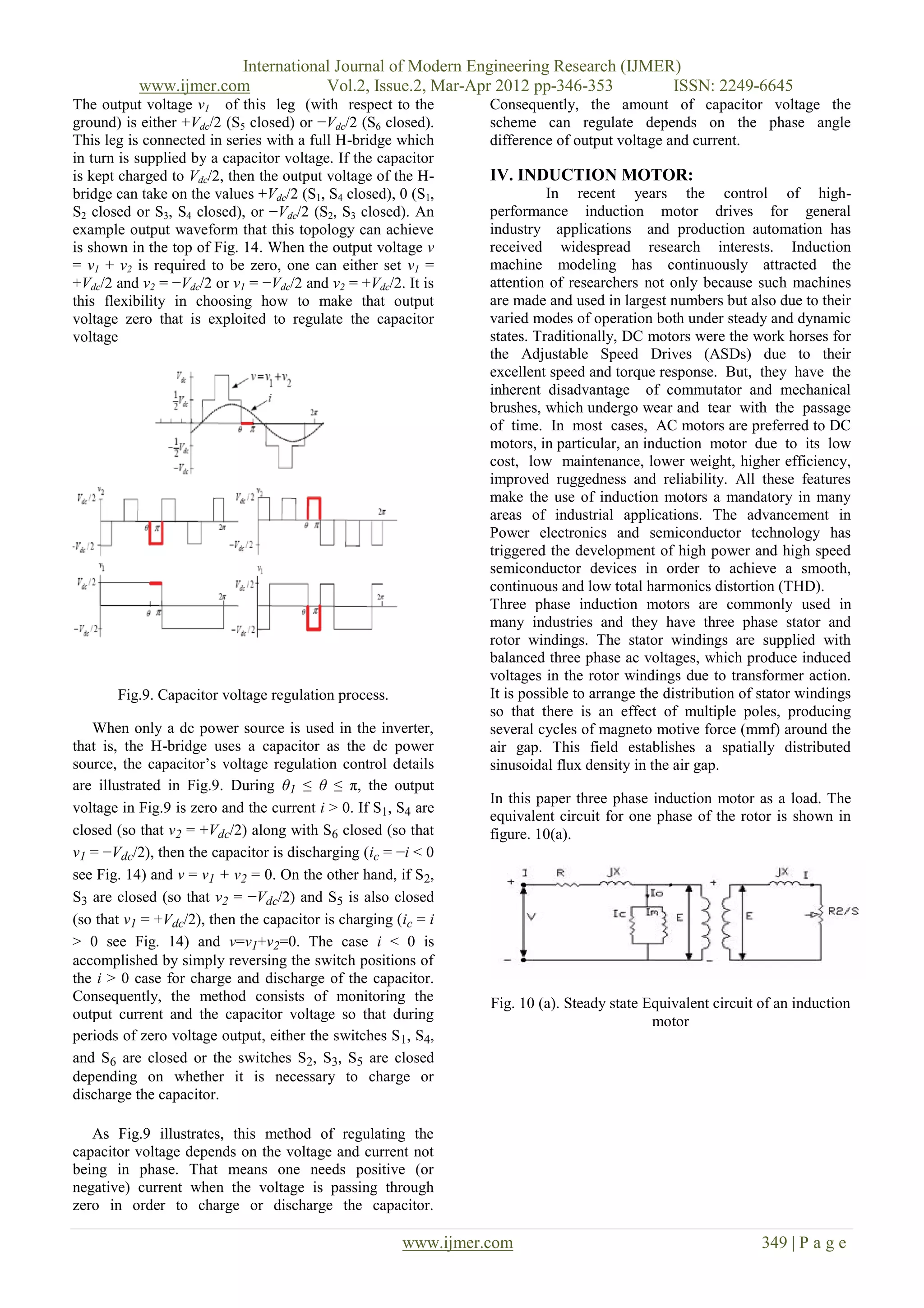 Performance and Analysis of Hybrid Multilevel Inverter fed Induction Motor Drive | PDF